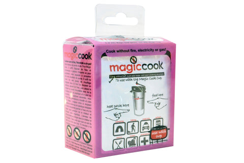 50 BULK Refill Heat Packs for Magic Cook Cup Cooker